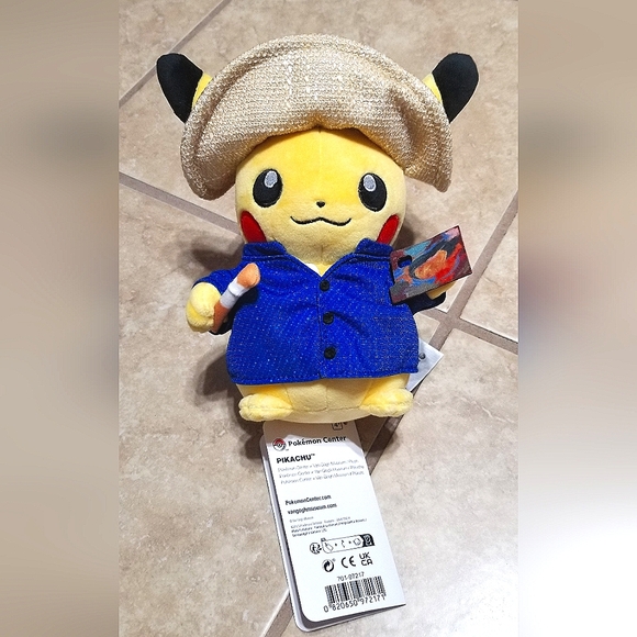 Pokemon | Toys | Pokemon Center X Van Gogh Museum Pikachu 7 Inch Plush ...